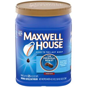 maxwell house original medium roast ground coffee (42.5 oz canister)