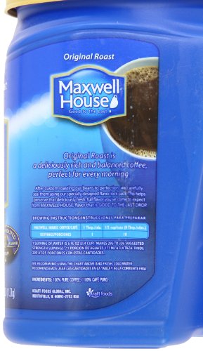 Maxwell House Original Medium Roast Ground Coffee (42.5 oz Canister)