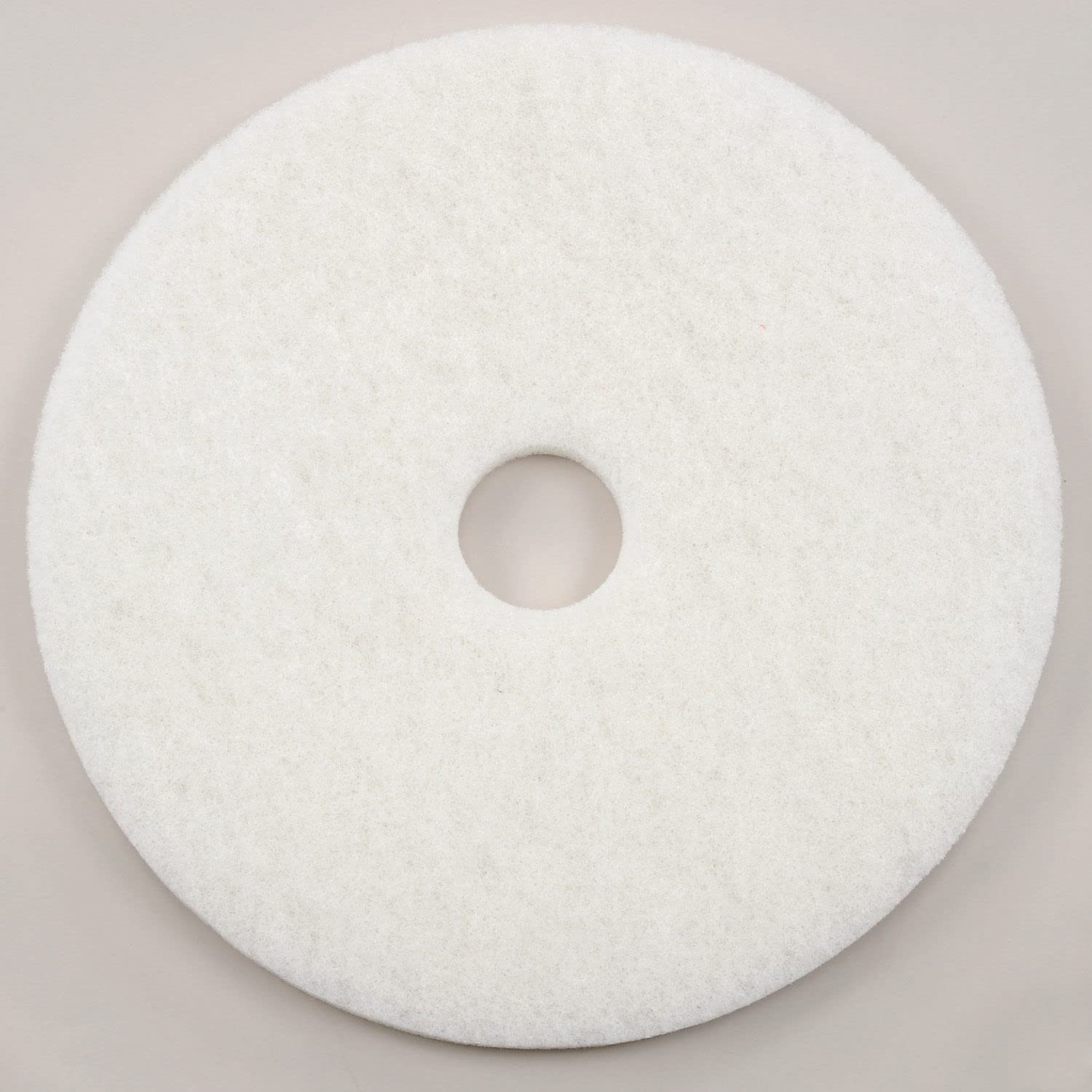 Global Industrial 20" White Polishing Pad, 5/Case, 401220