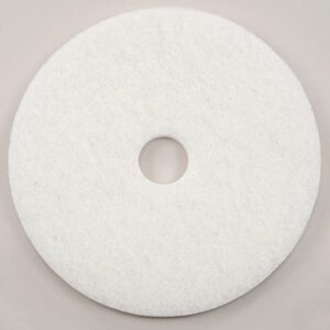 Global Industrial 20" White Polishing Pad, 5/Case, 401220