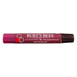 burt's bees lip shimmer, watermelon 0.09 oz (pack of 5)