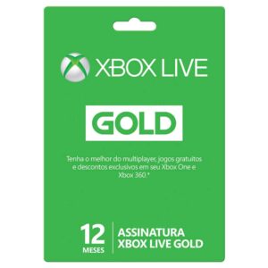 xbox live 12 month gold membership card