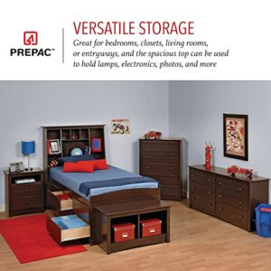 Prepac Fremont Bedroom Furniture: Espresso Double Dresser for Bedroom, 6-Drawer Wide Chest of Drawers, Traditional Bedroom Dresser, EDC-6330-V, 59"W x 17.5"D x 29"H