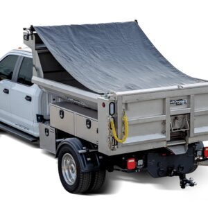 Buyers Products DTR7012 Aluminum Tarp System with Mesh Tarp, 7 x 12 Feet