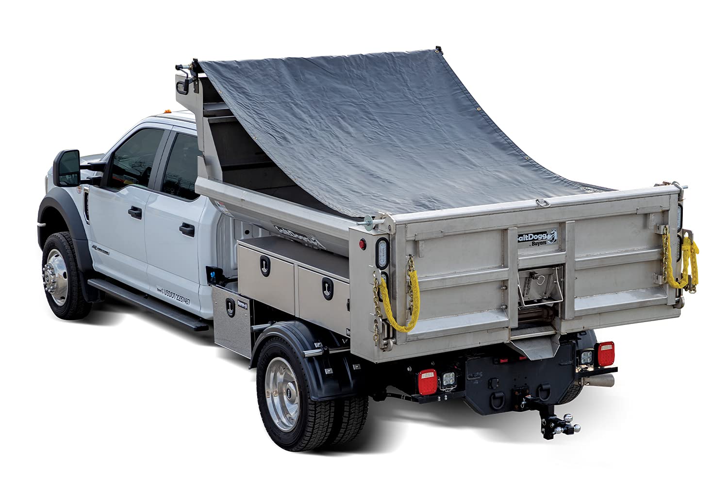 Buyers Products DTR7012 Aluminum Tarp System with Mesh Tarp, 7 x 12 Feet