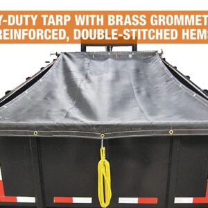 Buyers Products DTR7012 Aluminum Tarp System with Mesh Tarp, 7 x 12 Feet