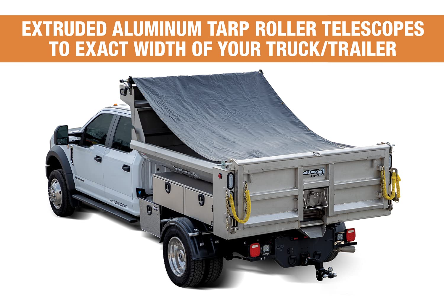 Buyers Products DTR7012 Aluminum Tarp System with Mesh Tarp, 7 x 12 Feet