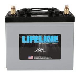 lifeline marine agm battery gpl-24t