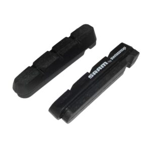 sram road brake pad inserts black for alloy rims by swissstop pair