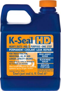 k-seal st5516 heavy-duty multi-purpose one step permanent coolant leak repair, 8oz, pour and go, mixes with all antifreeze, no flushing required