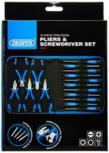 draper 48958 16-piece precision pliers and screwdriver set