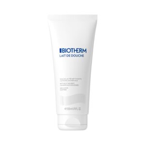 biotherm lait de douche cleansing shower milk for unisex, 6.76 ounce