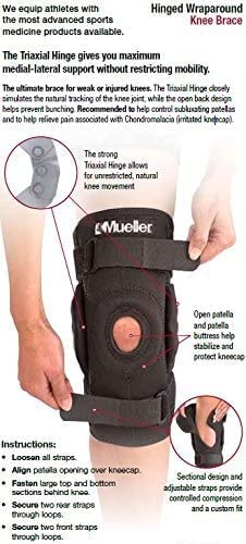 Hinged Wraparound Knee Brace (EA)