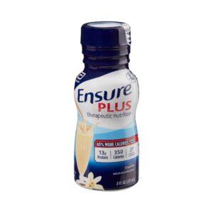 ensure plus vanilla, 8 ounce bottles, abbot 58303 - case of 24