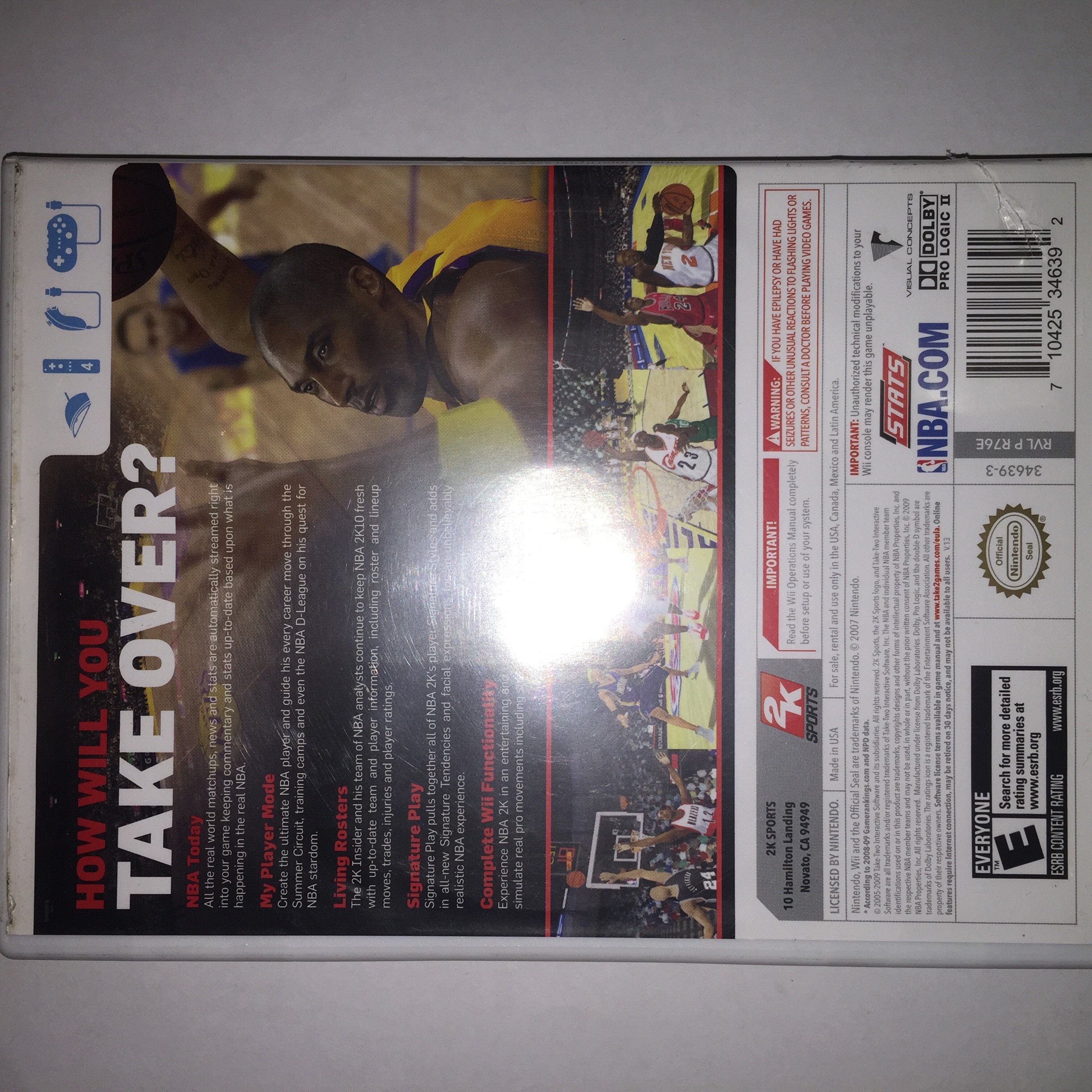 NBA 2K10 - Nintendo Wii