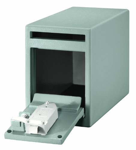 SentrySafe Depository Safe with Dual Key Lock, Steel Drop Slot Safe for Offices and Businesses, Stores Cash, Money, 0.23 Cubic Feet, 8.5 x 6 x 12.3 Inches, UC-025K