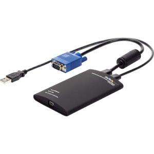 startech.com crash cart adapter – 1920 x 1200 – portable laptop usb 2.0 to kvm console (notecons01)