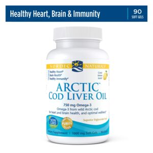 Nordic Naturals - Arctic CLO, Heart and Brain Health, and Optimal Wellness, 90 Soft Gels