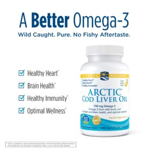 Nordic Naturals - Arctic CLO, Heart and Brain Health, and Optimal Wellness, 90 Soft Gels