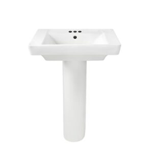 american standard 0641.400.020 boulevard pedestal 4-inch counter, white