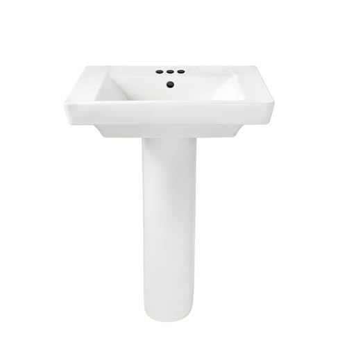 American Standard 0641.400.020 Boulevard Pedestal 4-Inch Counter, White