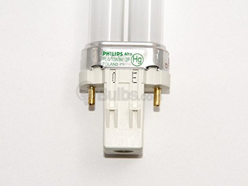 Philips 146852 - PL-S 13W/841/2P Alto Single Tube 2 Pin Base Compact Fluorescent Light Bulb