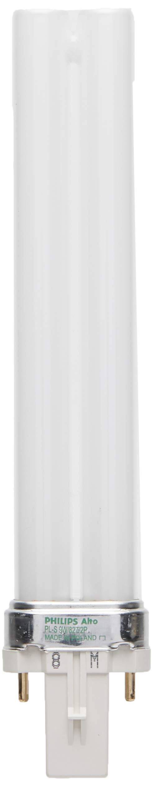 PHILIPS 148676 - PL-S 9W/827/2P Alto Single Tube 2 Pin Base Compact Fluorescent Light Bulb