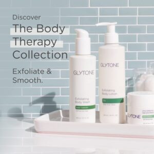 Glytone Exfoliating Body Lotion 17.5% Free Acid Value Glycolic Acid - Keratosis Pilaris - Smooth Rough & Bumpy Skin - Oil & Fragrance-Free - 8.4 fl. oz.