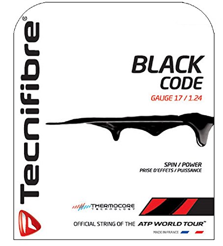 Tecnifibre Black Code Tennis String Set (17)