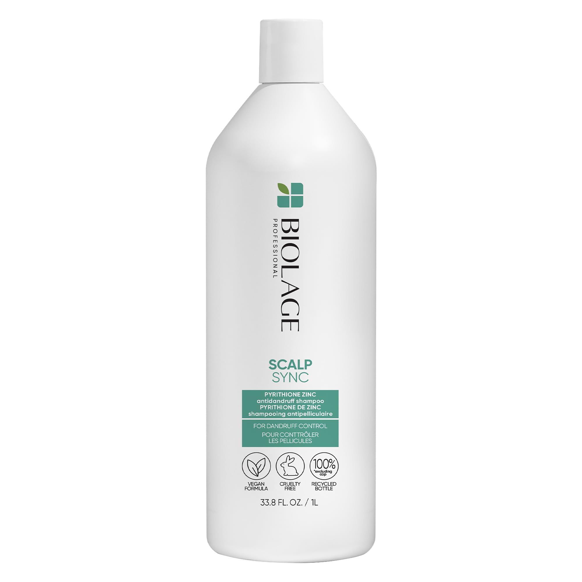 BIOLAGE Scalp Sync Anti-Dandruff Shampoo | Targets Dandruff, Controls The Appearance of Flakes & Relieves Scalp Irritation | Paraben-Free | Vegan