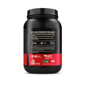 Optimum Nutrition Gold Standard 100% Whey Protein Powder, French Vanilla Creme, 2 Pound (Packaging May Vary)