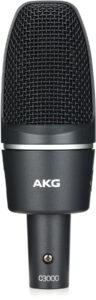 akg pro audio c3000 high-performance large-diaphragm condenser microphone , black