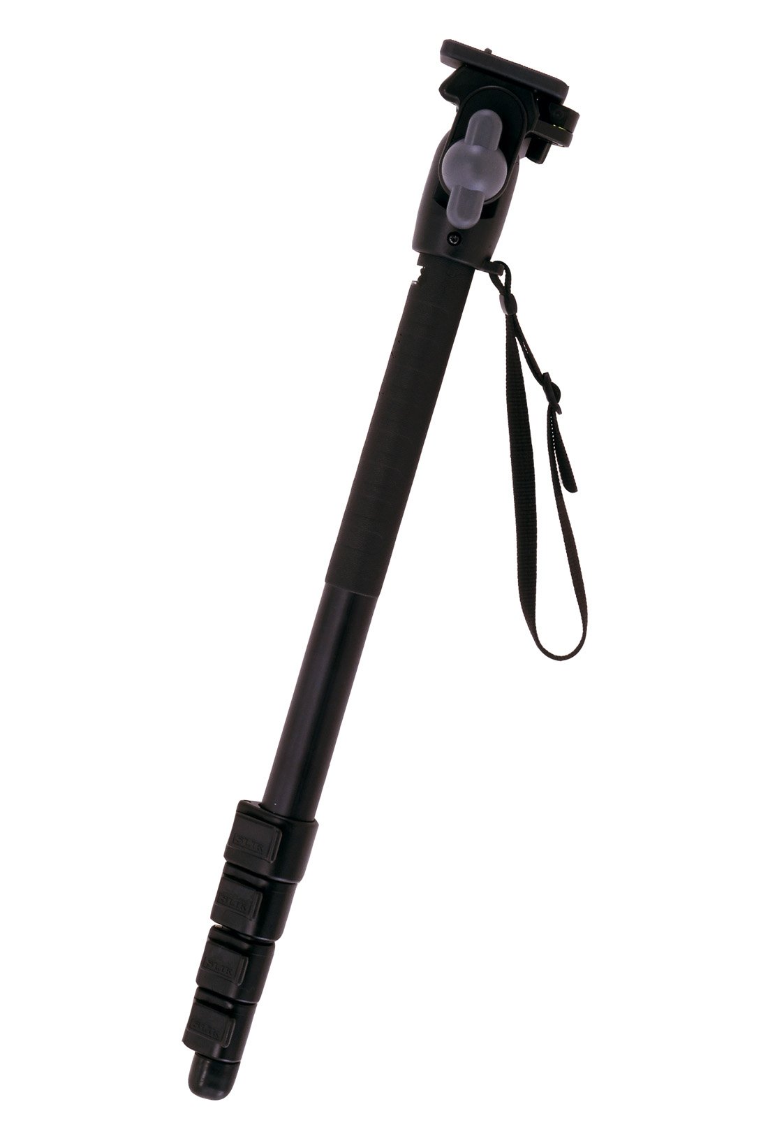 SLIK E-Z Pod Jr Monopod - Supports 8.5 lb (3.86 kg), for Mirrorless/DSLR Sony Nikon Canon Fuji Cameras and More - Black (617-200)