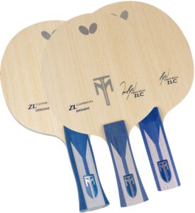 butterfly timo boll zlc blade table tennis blade - professional zl carbon fiber blade - available in an, fl, and st handle styles - made in japan