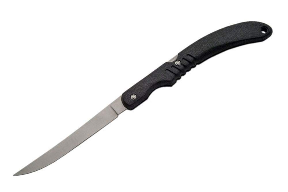 Szco Supplies 12.5"" Folding Sport Fish Fileting Knife, black (210815)