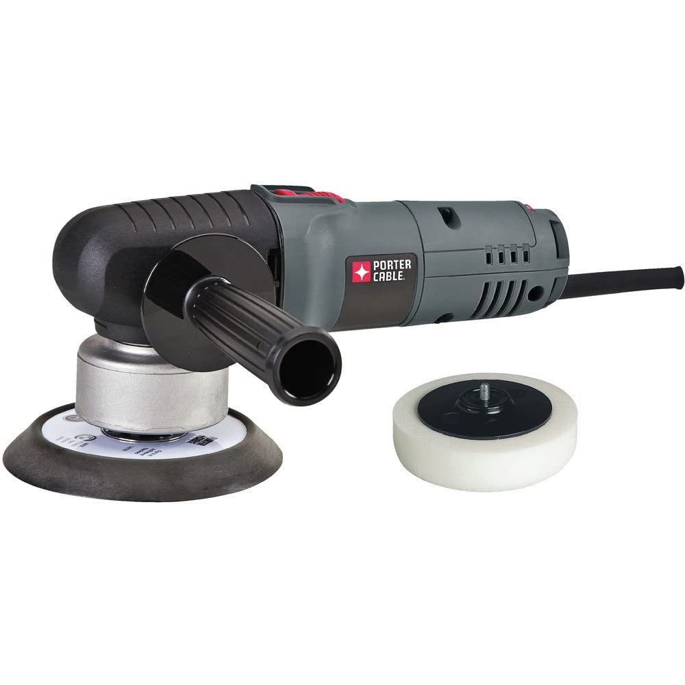 PORTER-CABLE Sander with Polishing Pad, 4.5-Amp, 6-Inch Polisher, 2,500-6,800 OPM, Corded (7346SP)