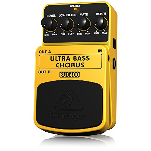 Behringer Ultra Bass Chorus Buc400 Ultimate Bass Chorus Effects Pedal