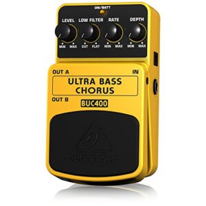 Behringer Ultra Bass Chorus Buc400 Ultimate Bass Chorus Effects Pedal