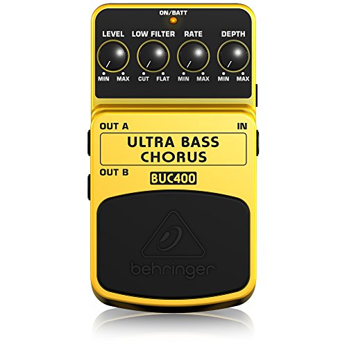 Behringer Ultra Bass Chorus Buc400 Ultimate Bass Chorus Effects Pedal