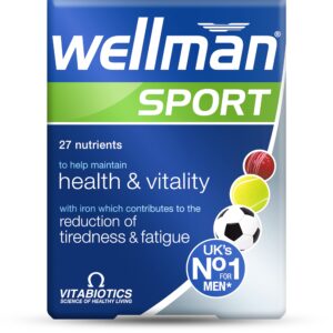 vitabiotics wellman sport tablets, 30 tablets wellman