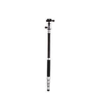 Mefoto Roadtrip S Lightweight 59.4" Aluminum Travel Tripod/Monopod w/Case, Twist Locks, Dual-Action Ballhead w/Arca Swiss Plate for Mirrorless/DSLR Sony Nikon Canon Fuji - Titanium (RTSATTN)