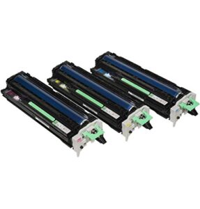 ricoh 403116 color photoconductor drum unit set (cyan, magenta, yellow) type sp c820dn