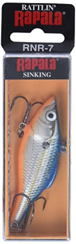 Rapala Rattlin' Rapala 07 Fishing lure, 2.75-Inch, Blue Shad