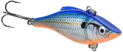 Rapala Rattlin' Rapala 07 Fishing lure, 2.75-Inch, Blue Shad