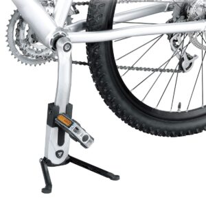 TOPEAK FlashStand Fat Bike Stand, Silver, Black, 15.7 x 9.6 x 3 cm / 6.2” x 3.8” x 1.2” (Folded) 19.8 x 16.6 x 13.6 cm / 7.8” x 6.5” x 5.3