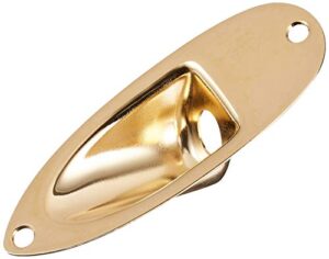 fender guitar jack plate gold