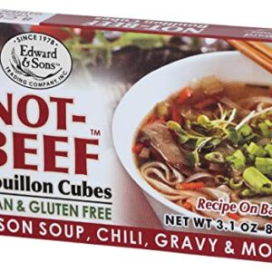 Edward & Sons Not Beef Bouillon Cubes, 3.1 oz