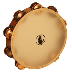 black swamp bstc1 10-inch sound art tambourine, double row