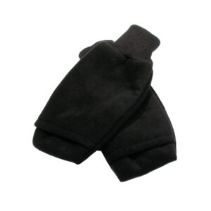 fleece open-ended winter pull-up mitts size medium