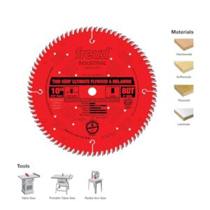 Freud LU79R007: 7-1/4" Thin Kerf Ultimate Plywood & Melamine Blade